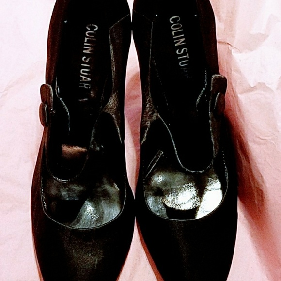 Colin Stuart | Shoes | Colin Stuart Blk Satin Mary Janes 8 | Poshmark